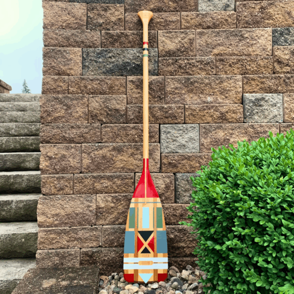 073. Hand-Painted Canoe Paddle – Big Brothers Big Sisters of Fond du ...